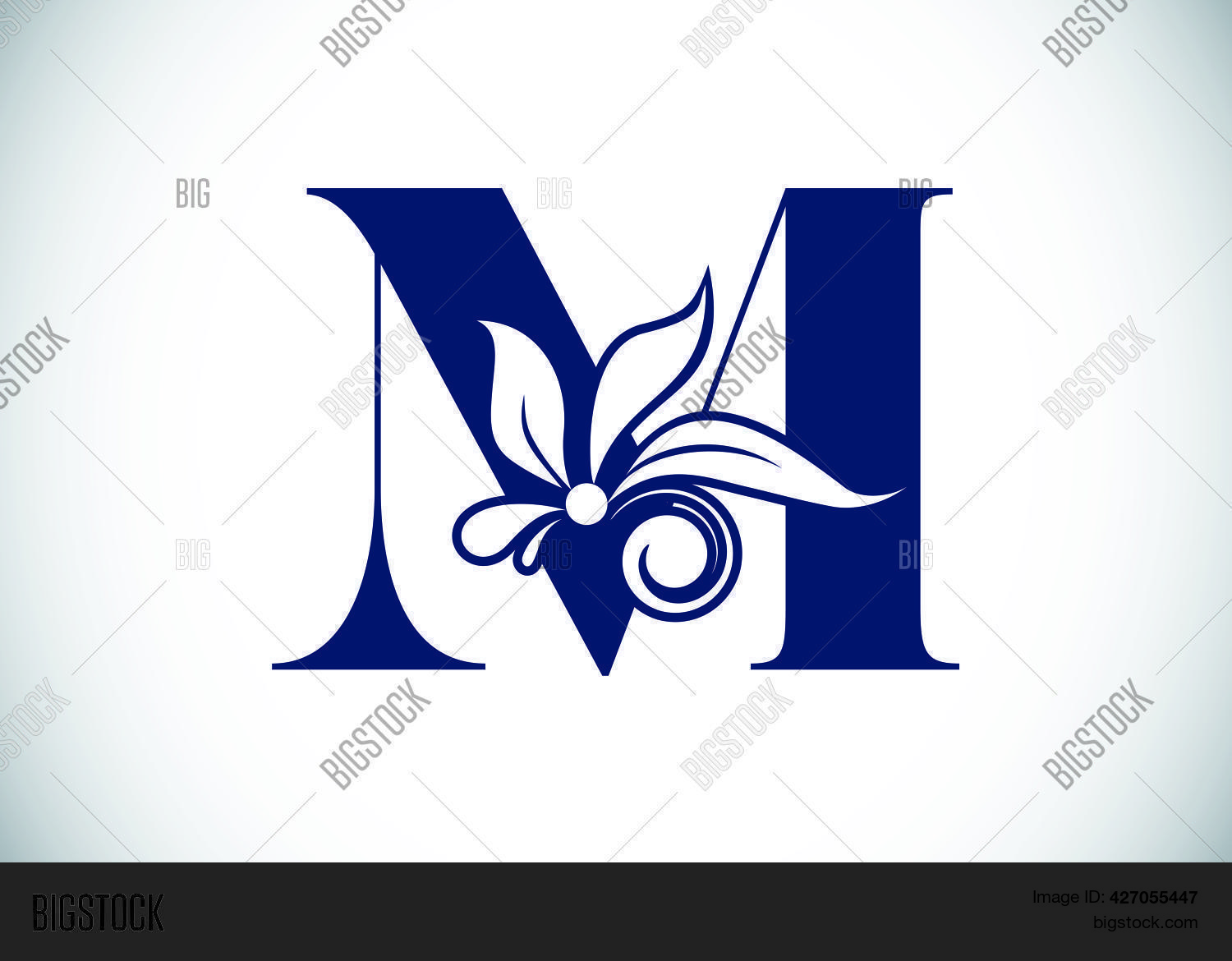 Floral Monogram Vector & Photo (Free Trial) | Bigstock