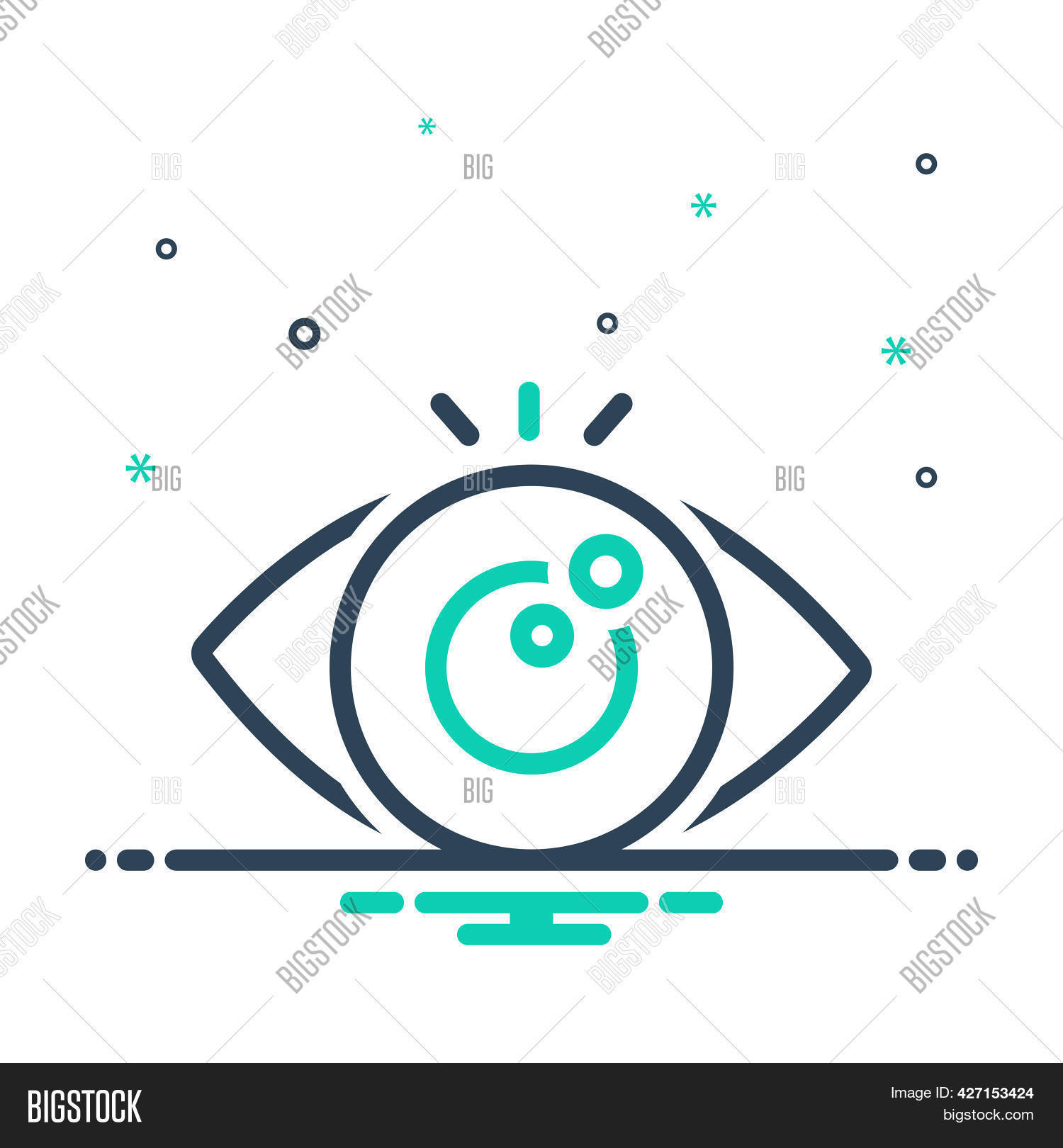 Mix Icon Eye-looking Image & Photo (Free Trial) | Bigstock