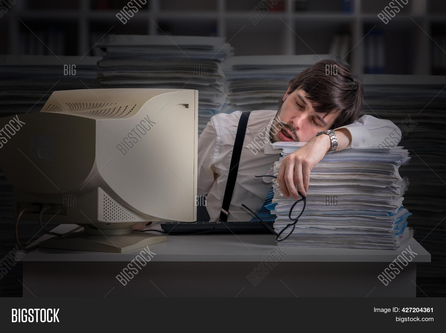 Tired Exhausted Man Image & Photo (Free Trial) | Bigstock