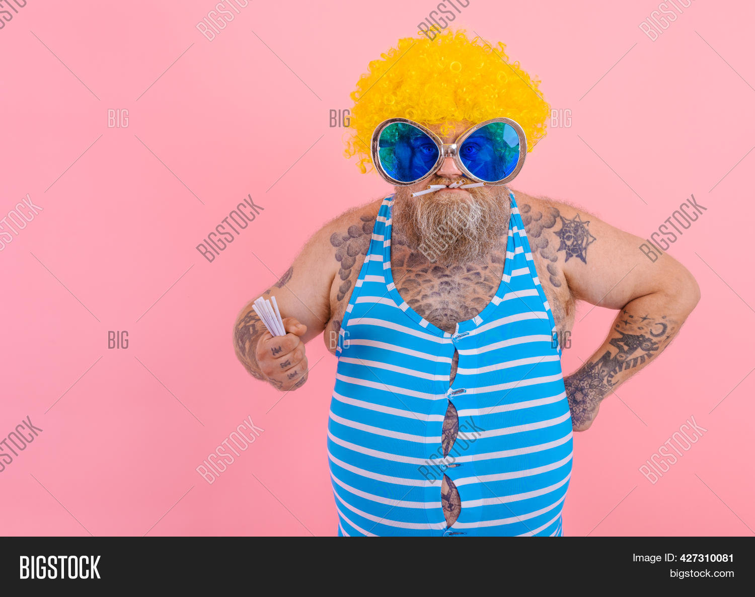 Fat Angry Man Beard Image & Photo (Free Trial) | Bigstock