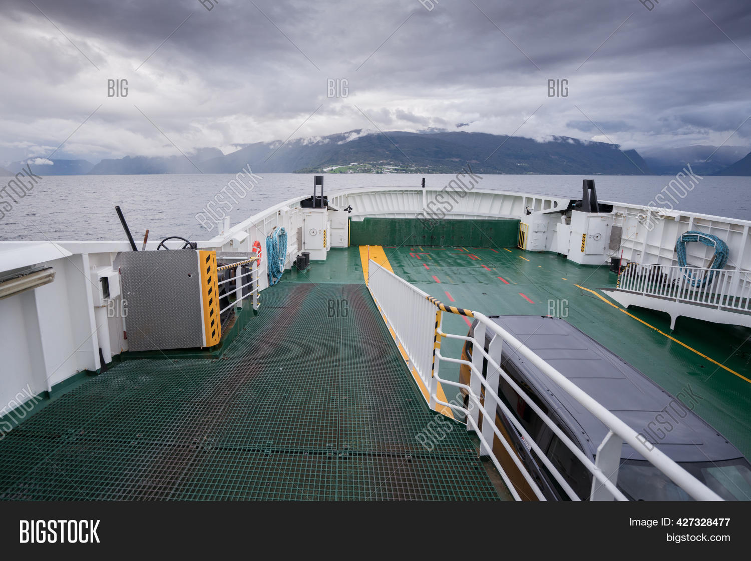Deck Ferry Sailing Image & Photo (Free Trial) | Bigstock