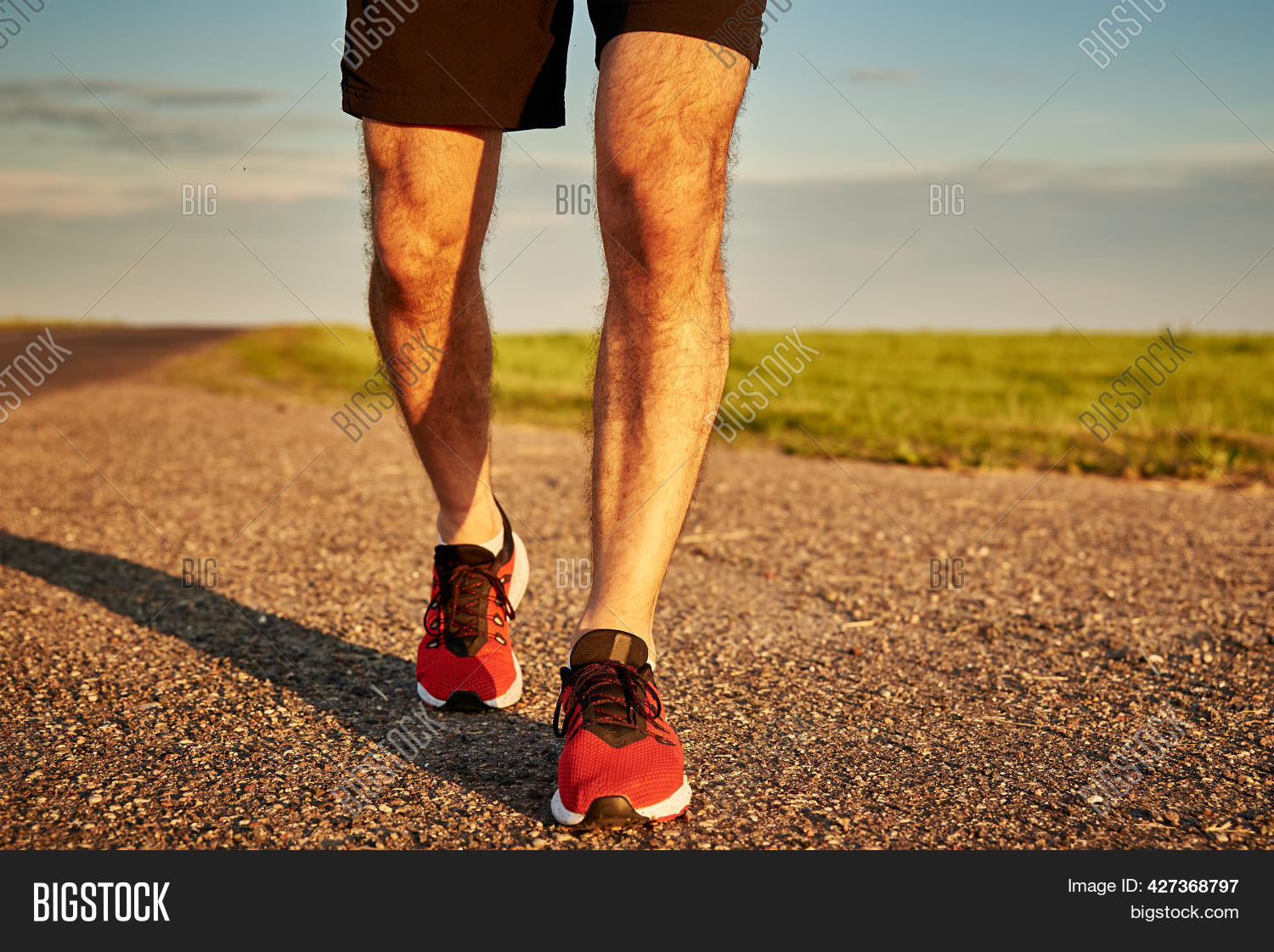 Male Runner Feet On Image & Photo (Free Trial) | Bigstock