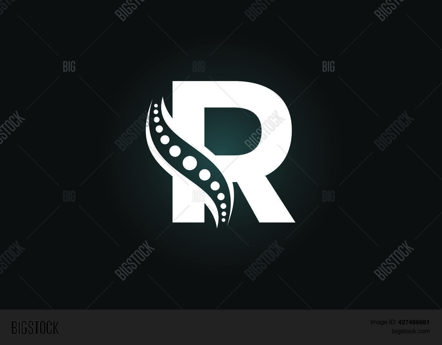Initial R Monogram Vector & Photo (Free Trial) | Bigstock