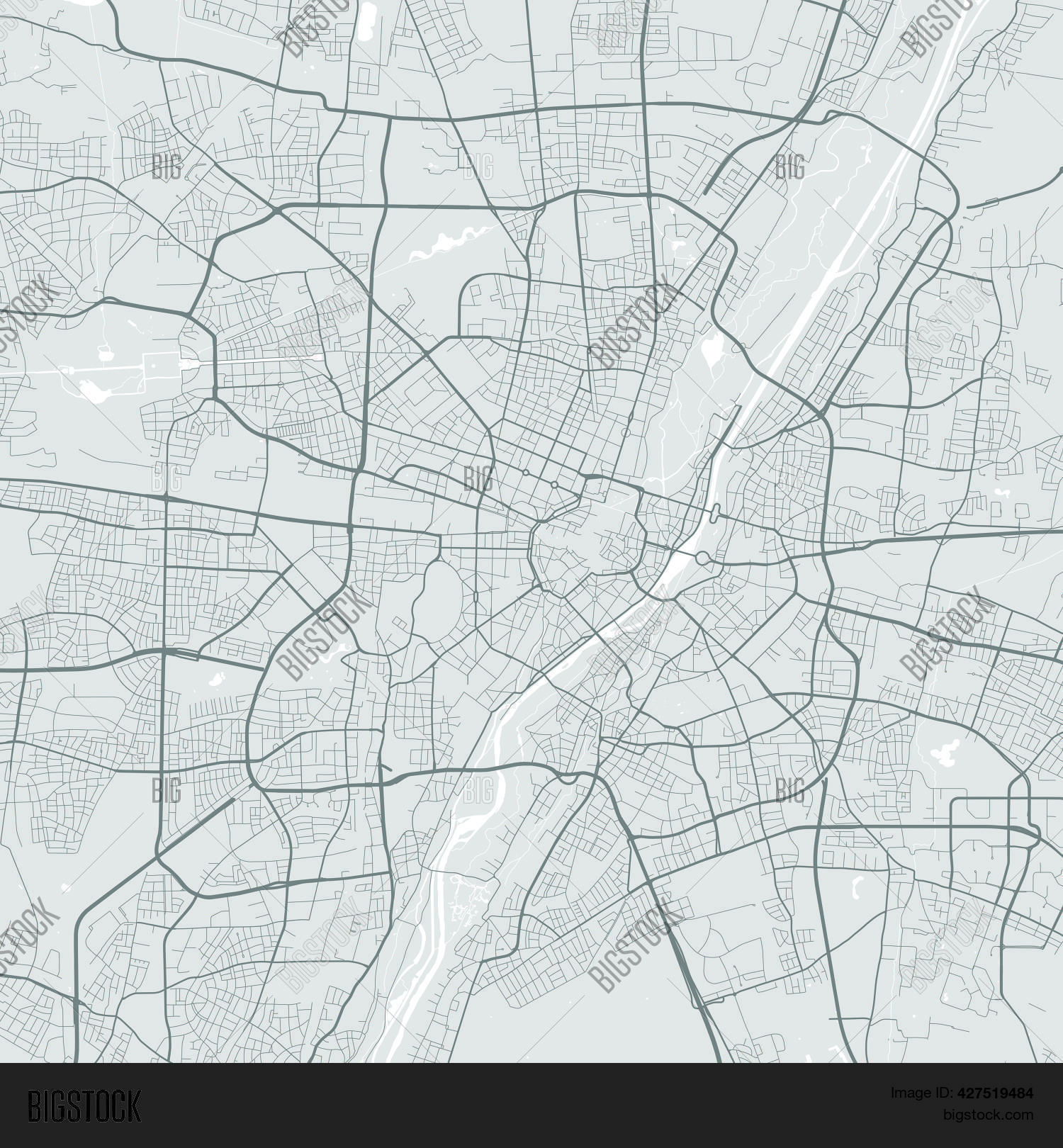 Urban City Map Munich Vector & Photo (Free Trial) | Bigstock