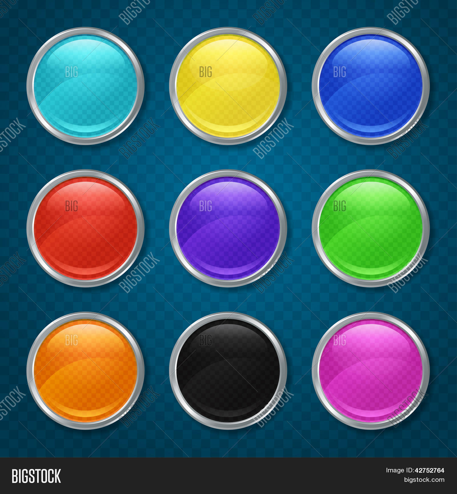 Round Patterned Icons Vector & Photo (Free Trial) | Bigstock