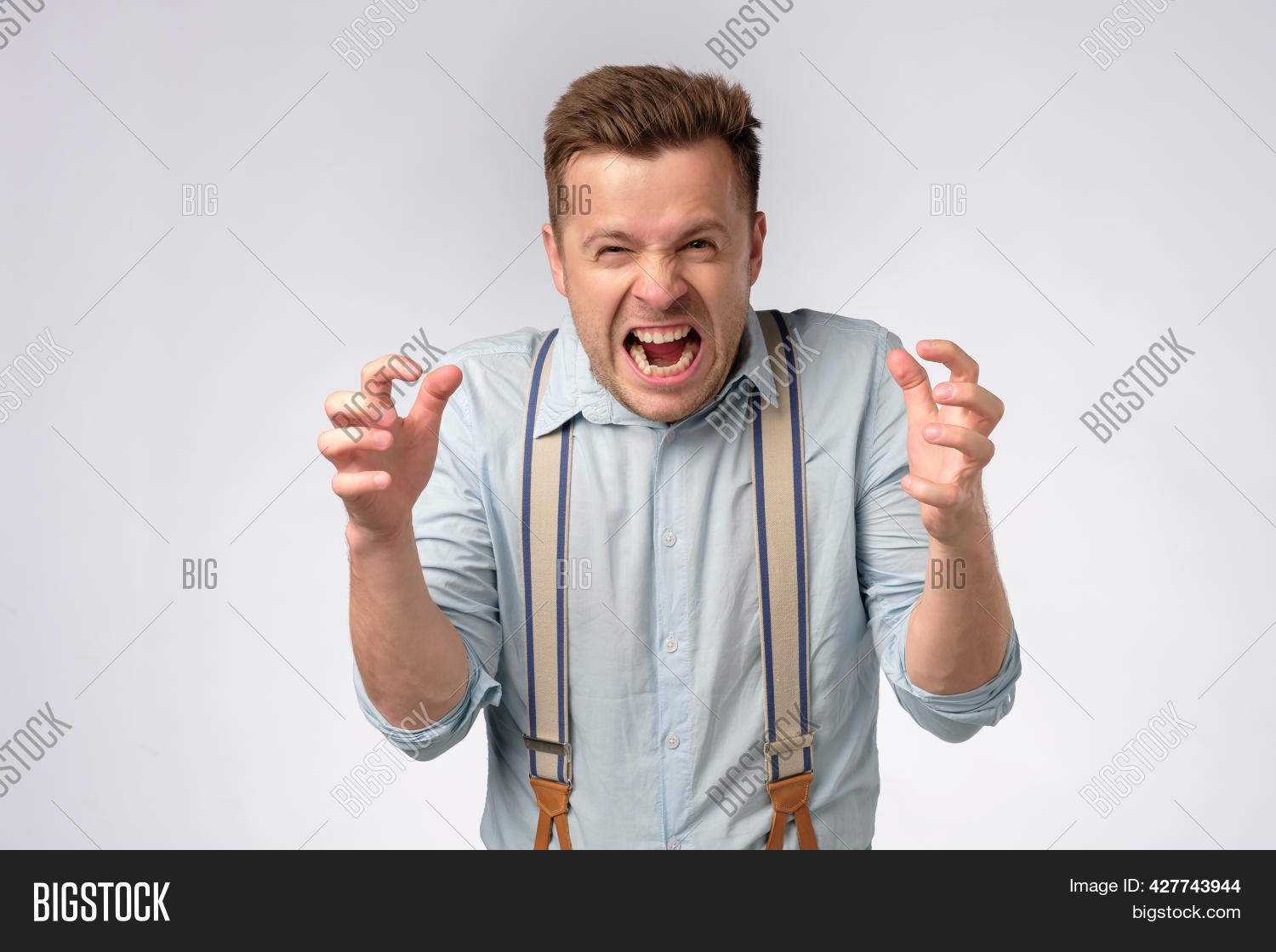 Angry Man Reacting Image & Photo (Free Trial) | Bigstock