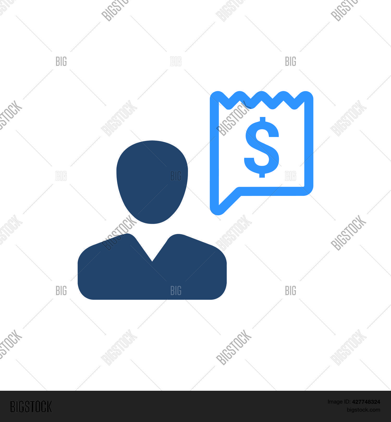Bill Paid Icon. Vector & Photo (Free Trial) | Bigstock