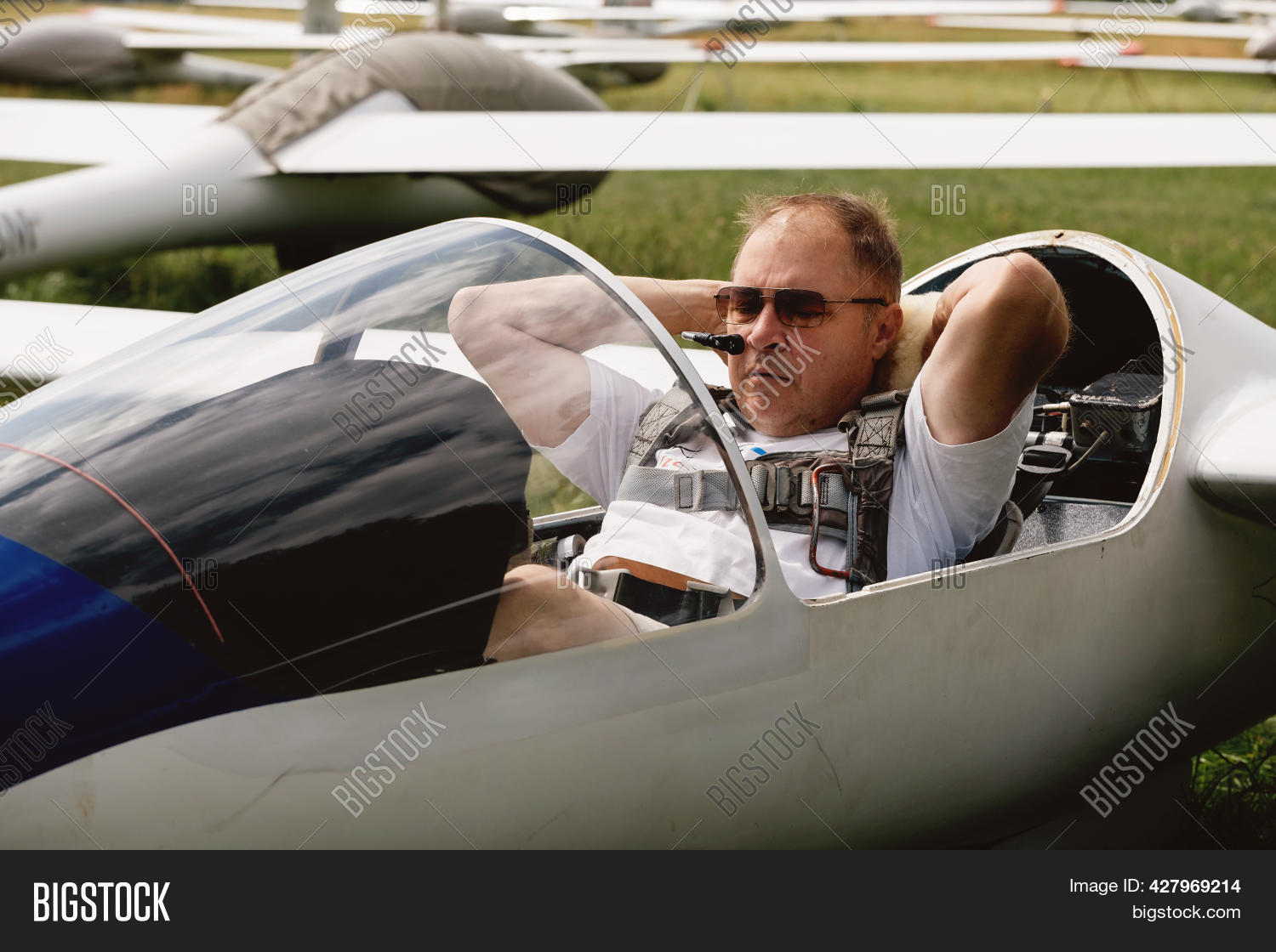 Glider Pilot Getting Image & Photo (Free Trial) | Bigstock