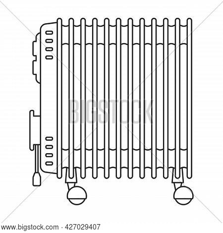 Heater Vector Outline Vector & Photo (Free Trial) | Bigstock