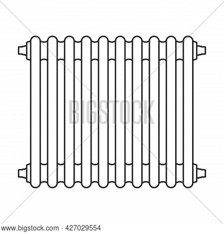 Heater Vector Outline Vector & Photo (Free Trial) | Bigstock