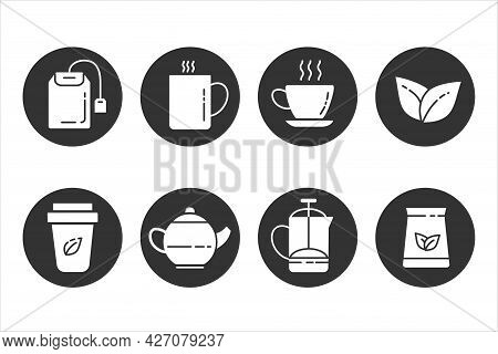 Tea Icons. Hot Drink Vector & Photo (Free Trial) | Bigstock