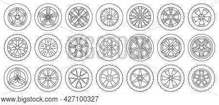 Car Wheels Isolated Vector & Photo (Free Trial) | Bigstock