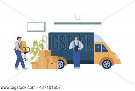 Moving Company Vector & Photo (Free Trial) | Bigstock