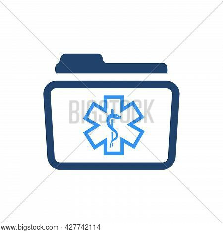 Medical Folder Icon. Vector & Photo (Free Trial) | Bigstock