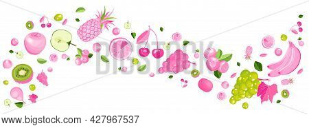 Pink Green Fruit Vector & Photo (Free Trial) | Bigstock
