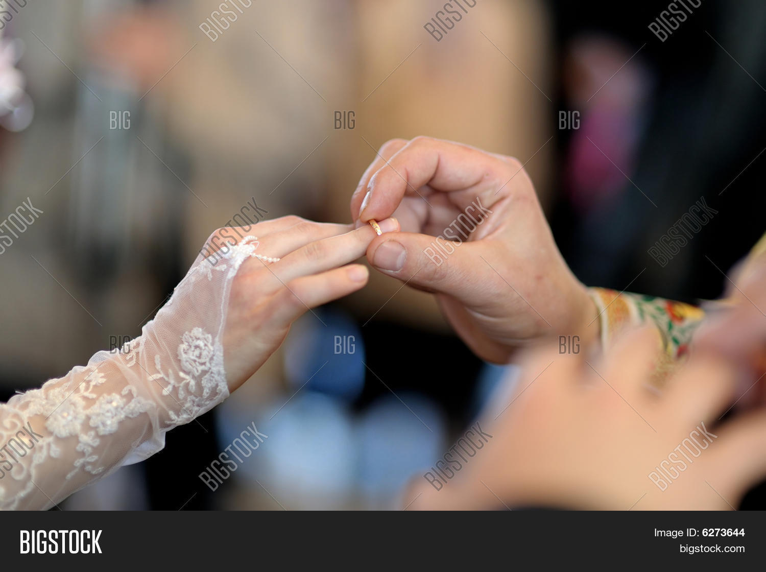 Groom Putting Ring On Image & Photo (Free Trial) | Bigstock