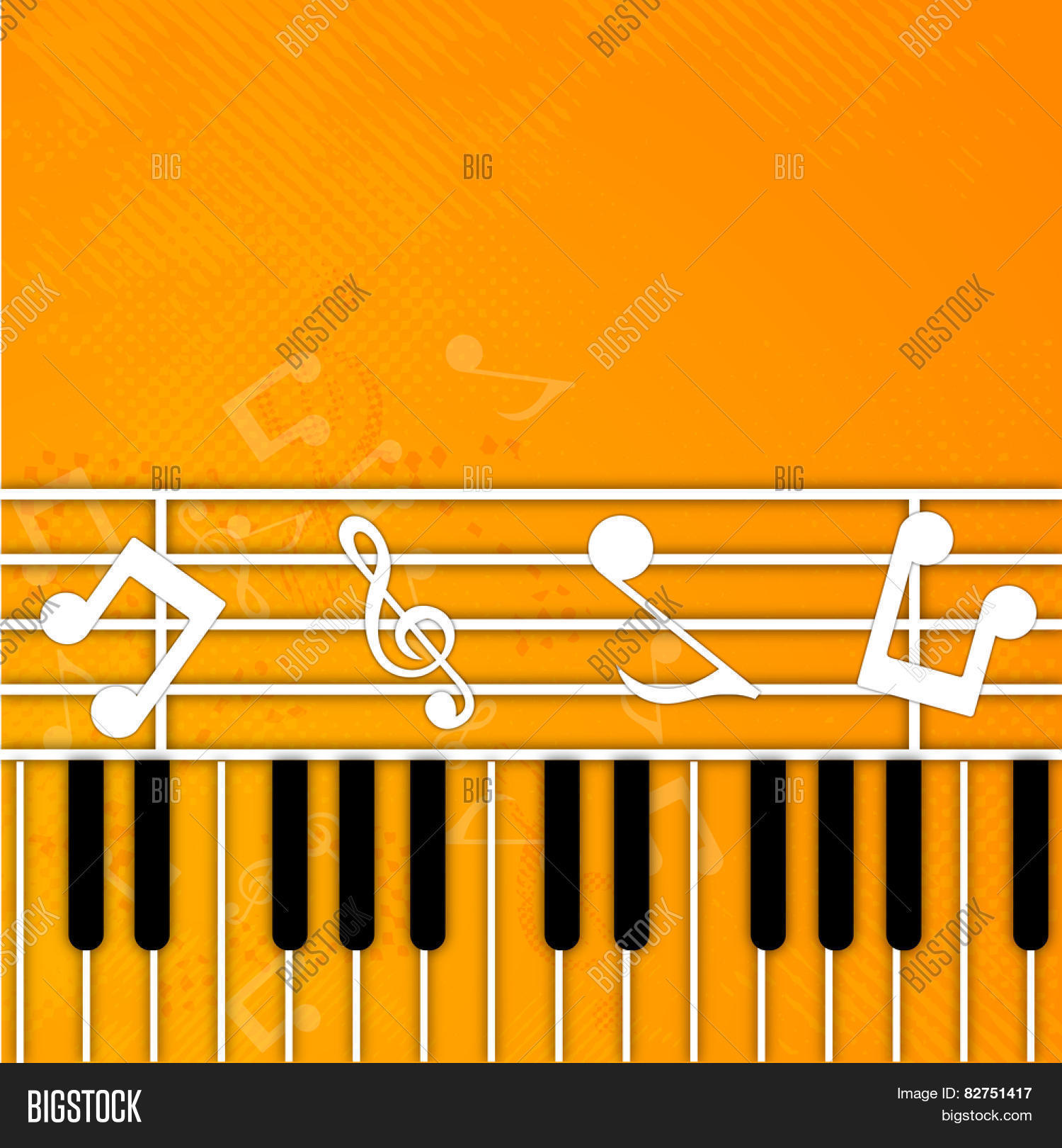 Musical Notes Piano Vector & Photo (Free Trial) | Bigstock