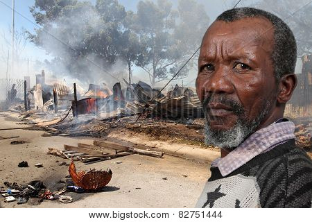 Man Fire Disaster Image & Photo (Free Trial) | Bigstock