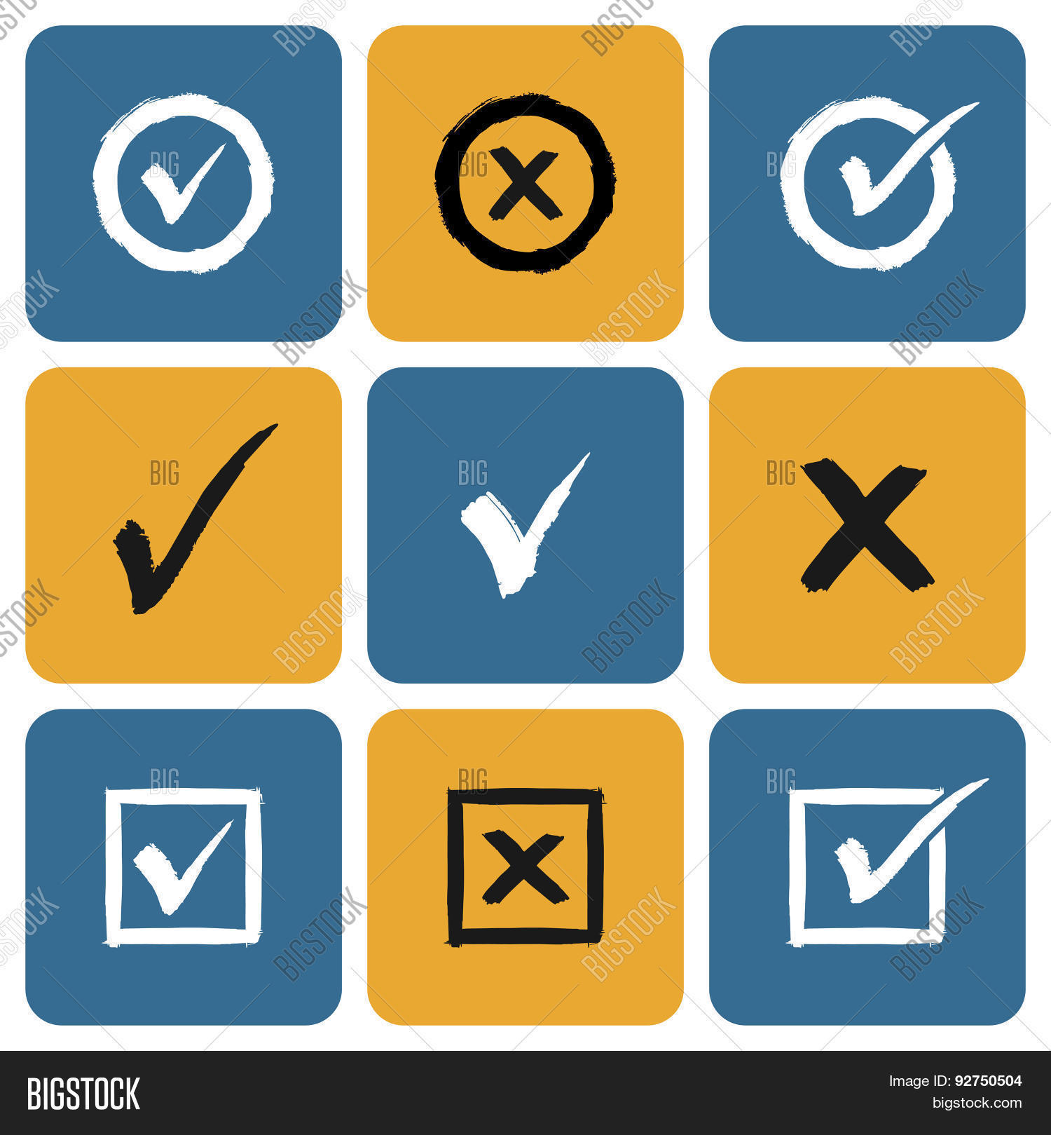 Vector Set Hand Drawn Vector & Photo (Free Trial) | Bigstock