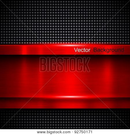 Background Red Metal Vector & Photo (Free Trial) | Bigstock