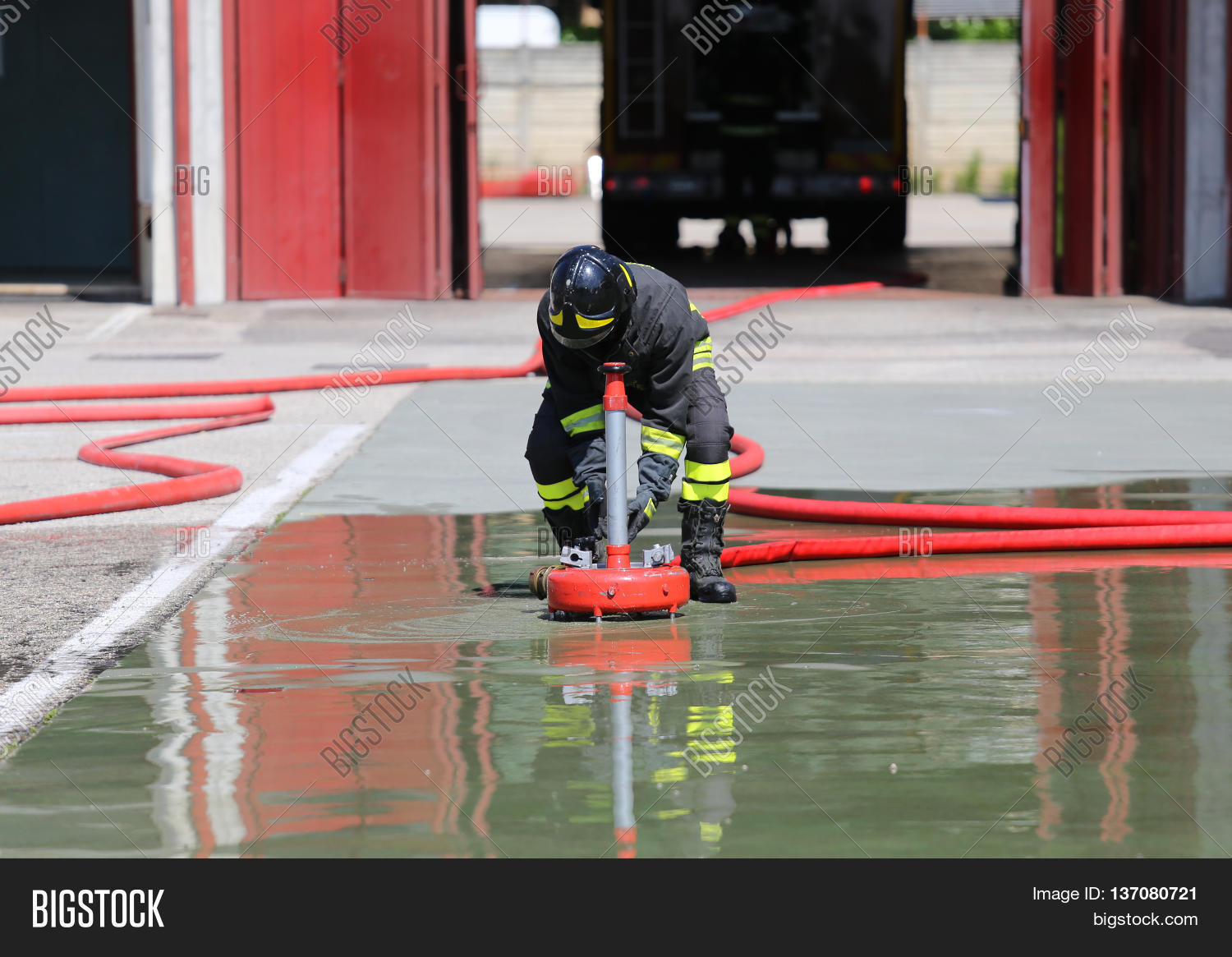 Firefighter Positions Image & Photo (Free Trial) | Bigstock