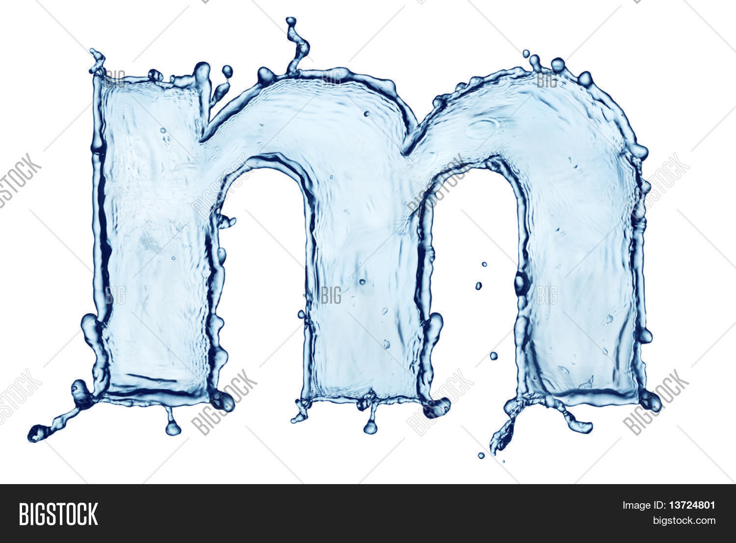 One Letter Water Image & Photo (Free Trial) | Bigstock