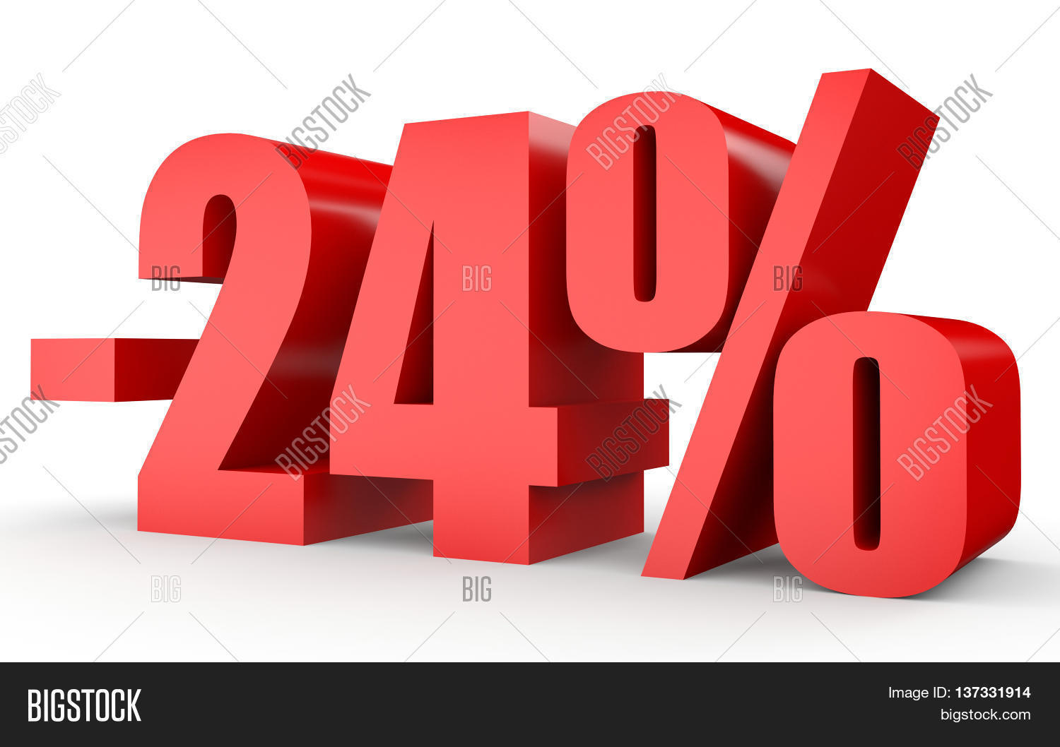 Discount 24 Percent Image & Photo (Free Trial) | Bigstock
