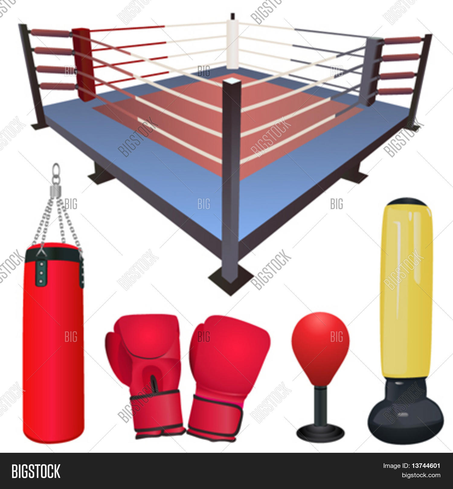 Fighting Accessories Vector & Photo (Free Trial) | Bigstock