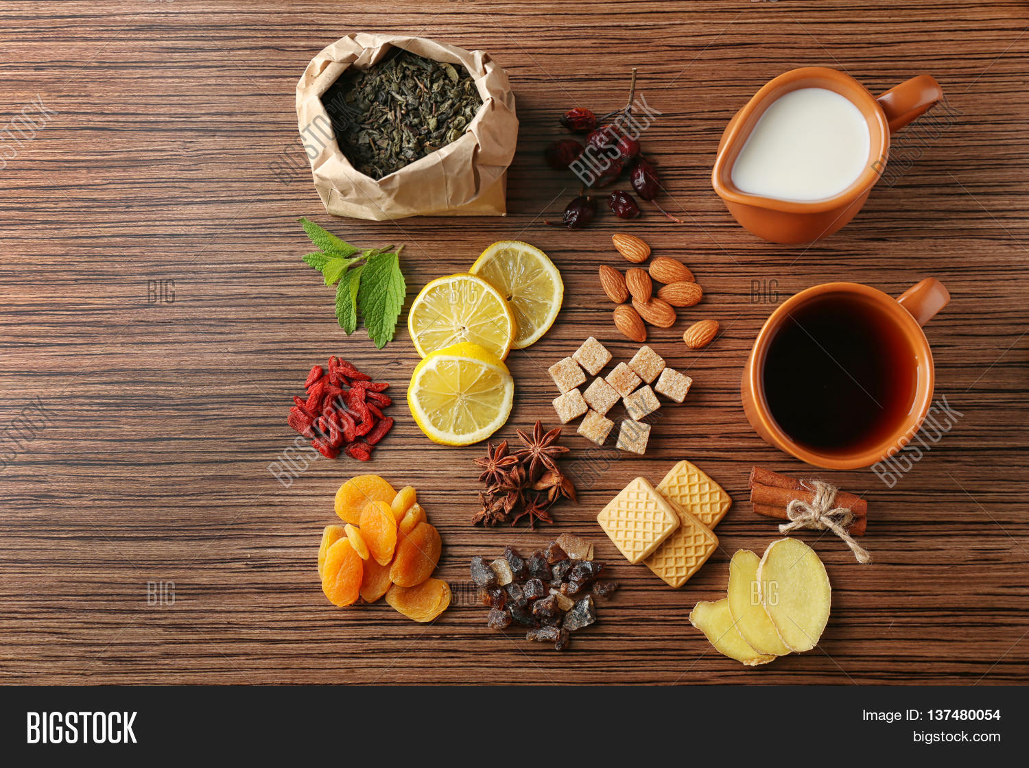Tea Composition On Image & Photo (Free Trial) | Bigstock
