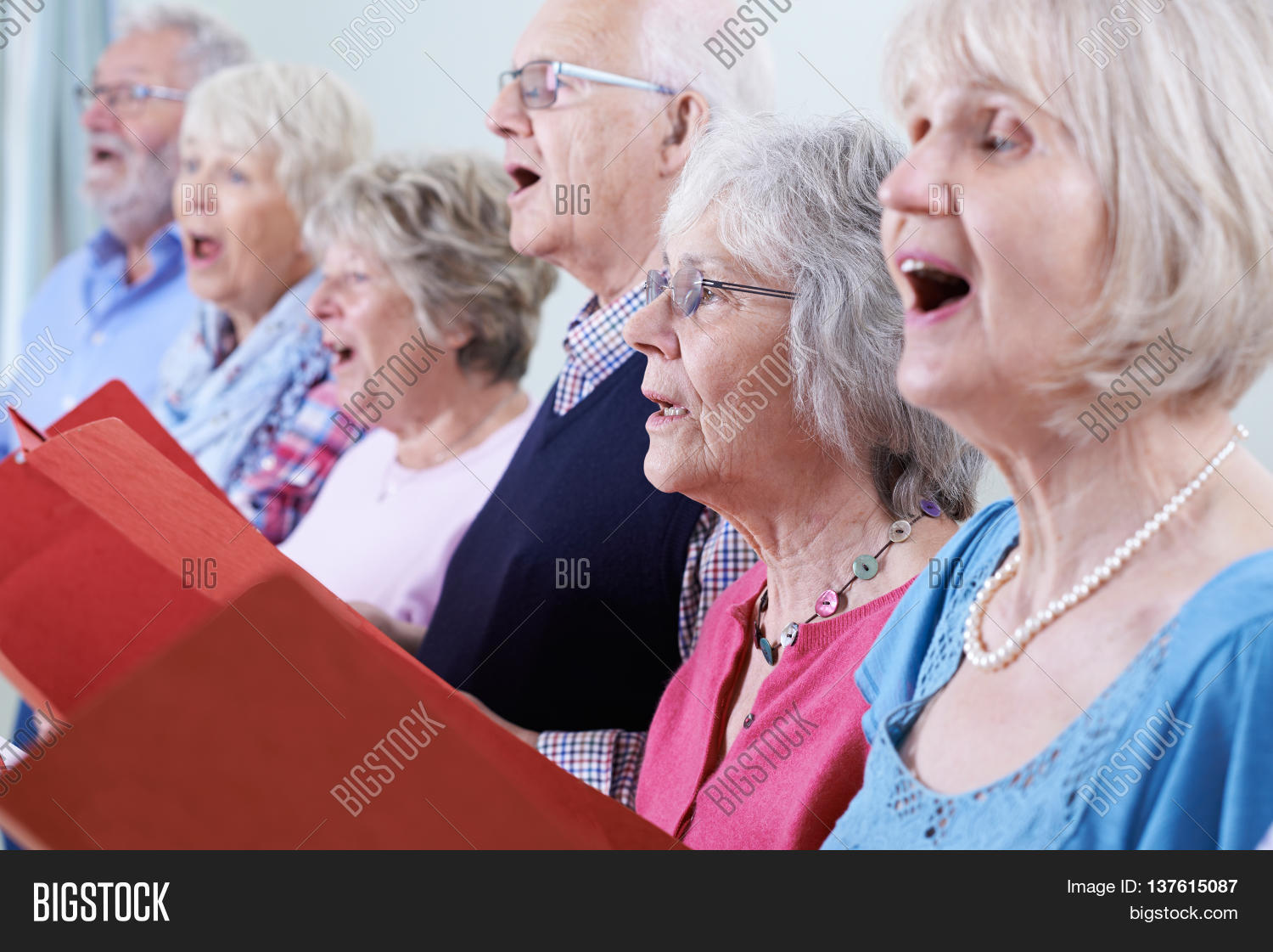 Group Seniors Singing Image & Photo (Free Trial) | Bigstock