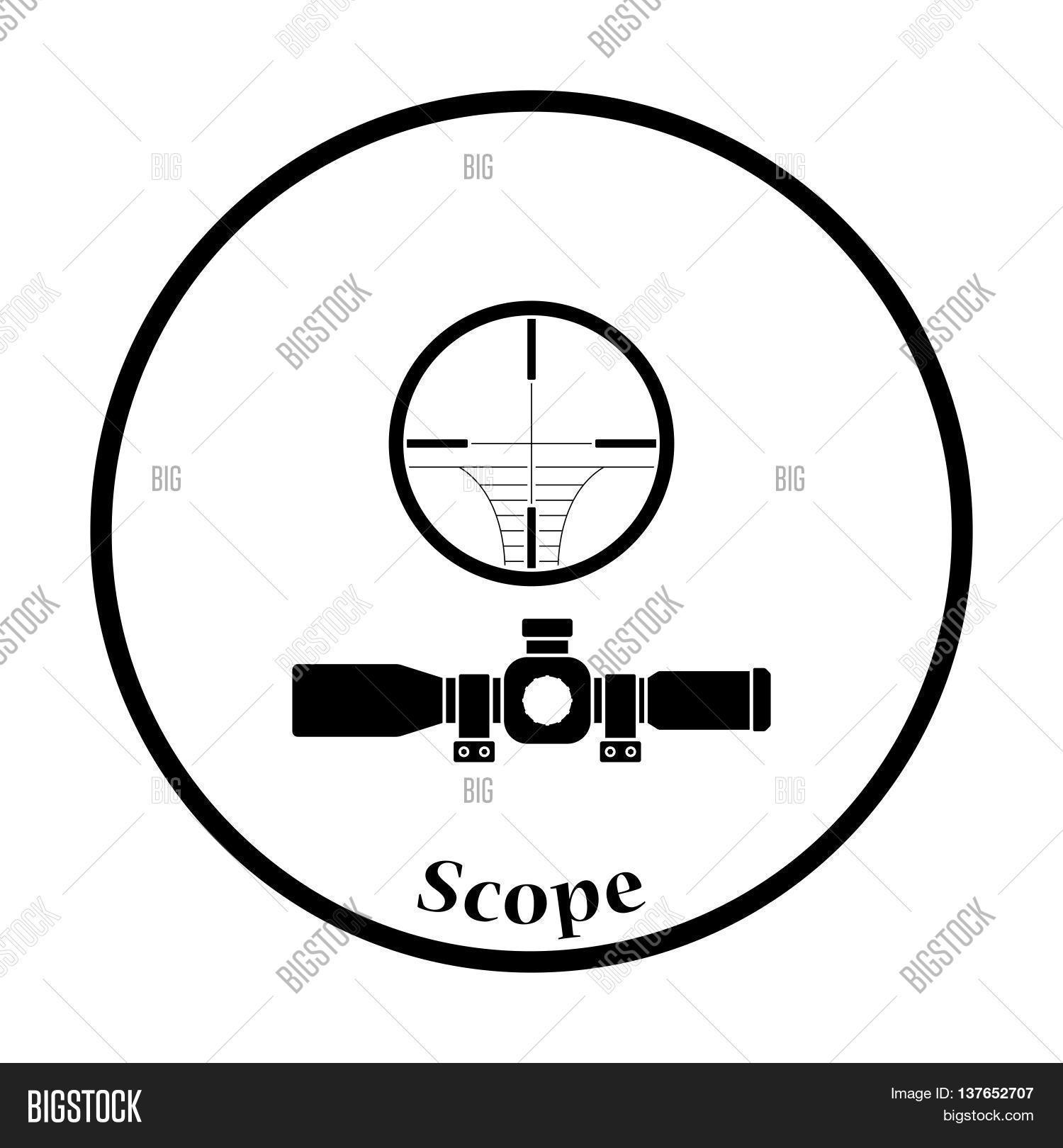 Scope Icon Vector & Photo (Free Trial) | Bigstock