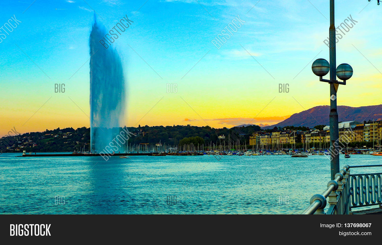 View Geneva's Landmark Image & Photo (Free Trial) | Bigstock