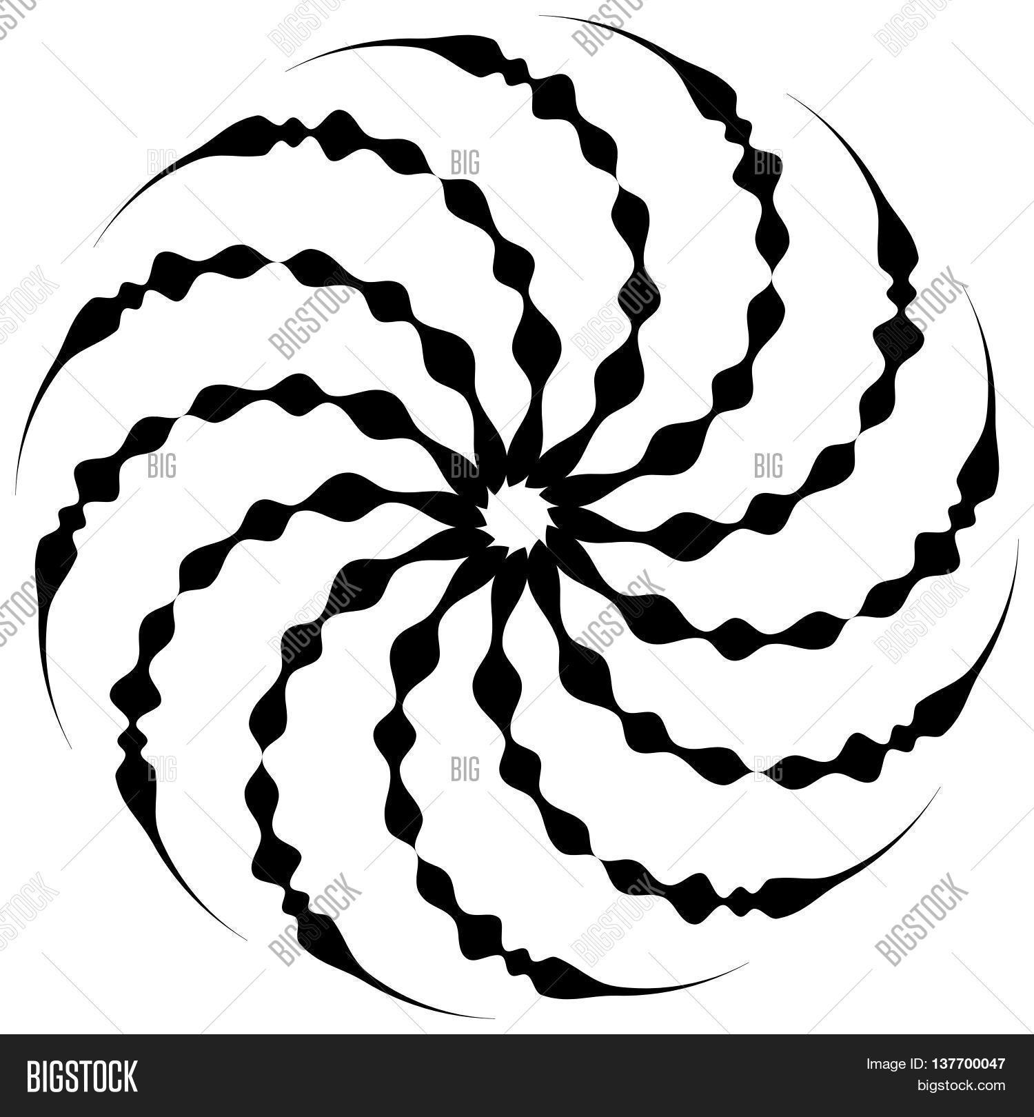 Spiral Shape On White Vector & Photo (Free Trial) | Bigstock