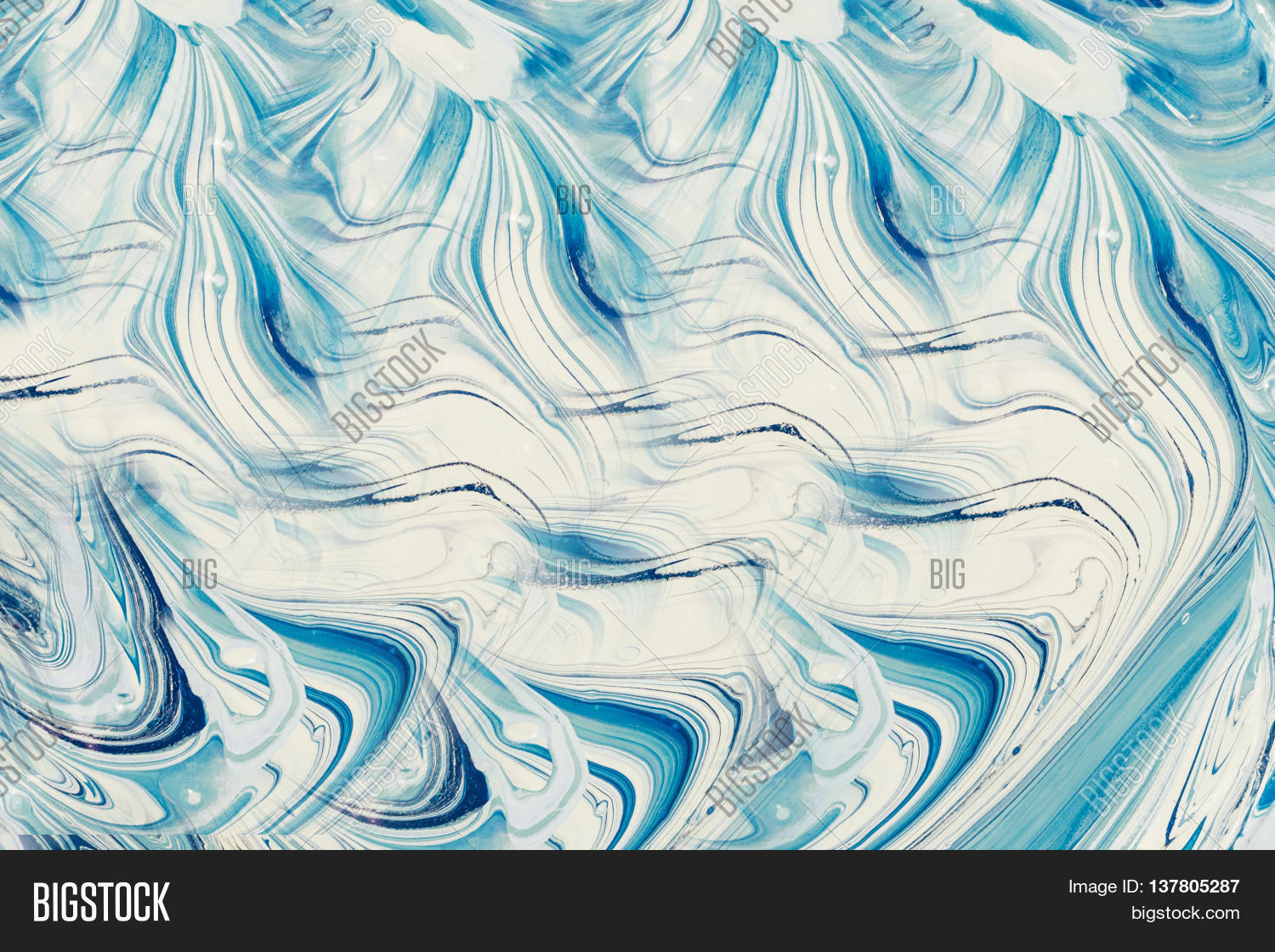 Mixing Blue Color Image & Photo (Free Trial) | Bigstock