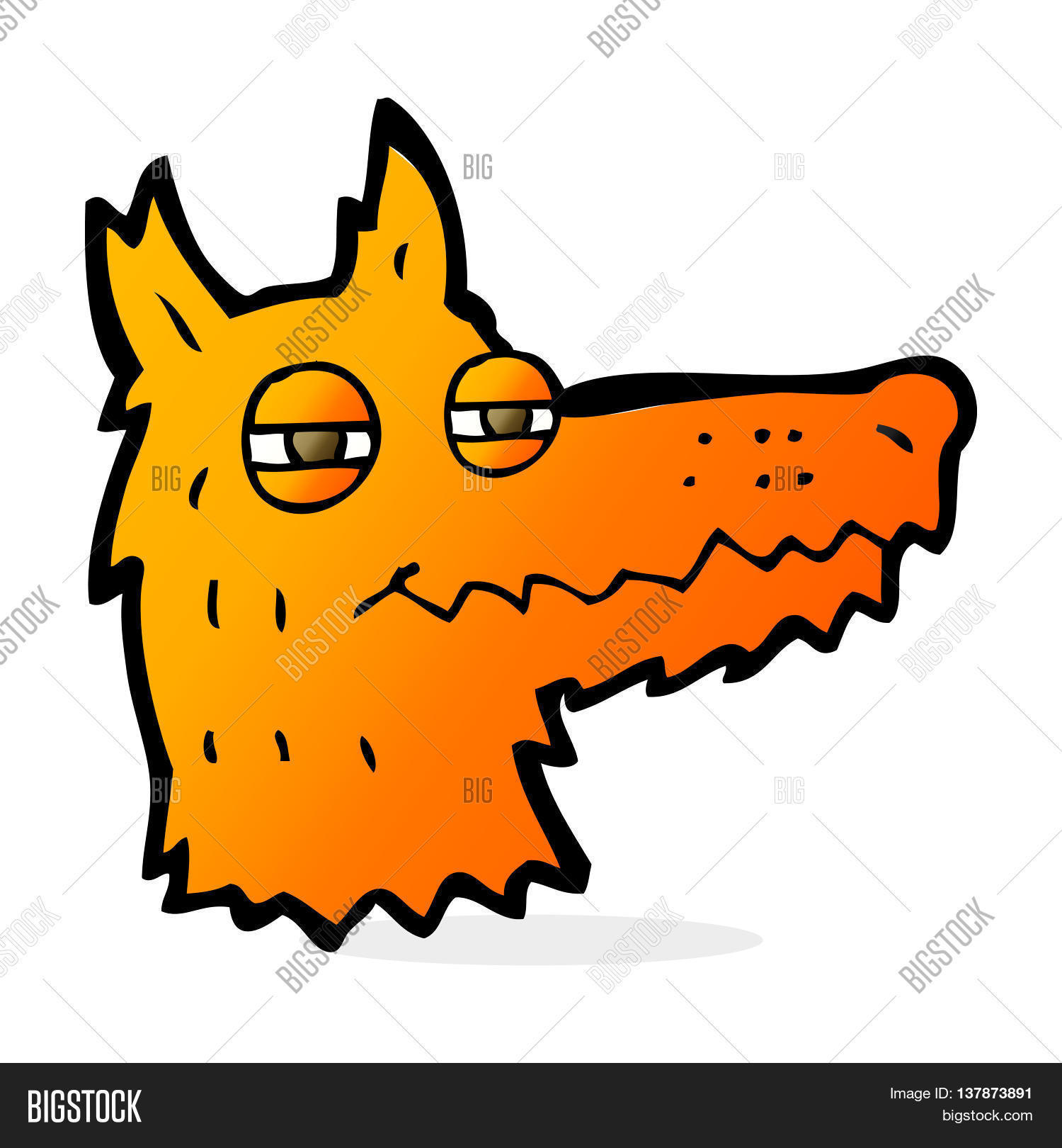 Cartoon Smug Fox Face Image & Photo (Free Trial) | Bigstock