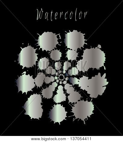 Silver Blobs Textured Vector & Photo (Free Trial) | Bigstock