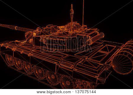 3D Tank Hologram Image & Photo (Free Trial) | Bigstock