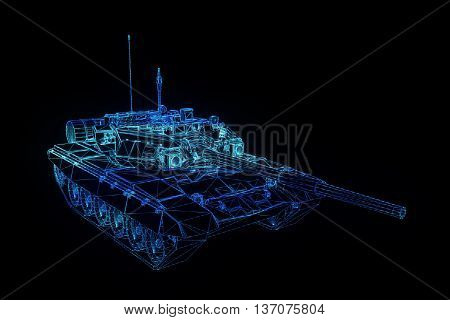 3D Tank Hologram Image & Photo (Free Trial) | Bigstock