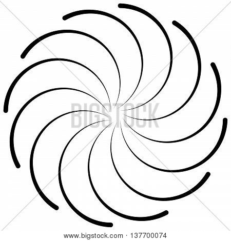 Spiral Shape On White Vector & Photo (Free Trial) | Bigstock