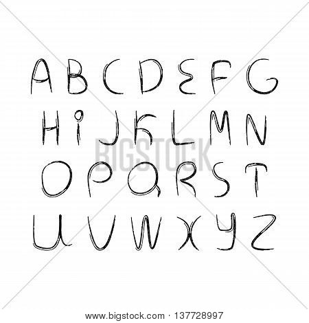Hand Draw Alphabet Vector & Photo (Free Trial) | Bigstock