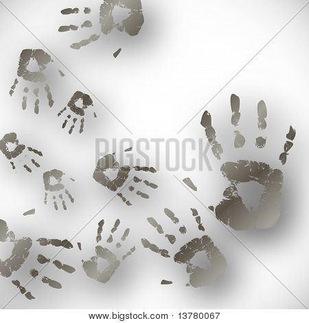 Vector Hand Print Vector & Photo (Free Trial) | Bigstock