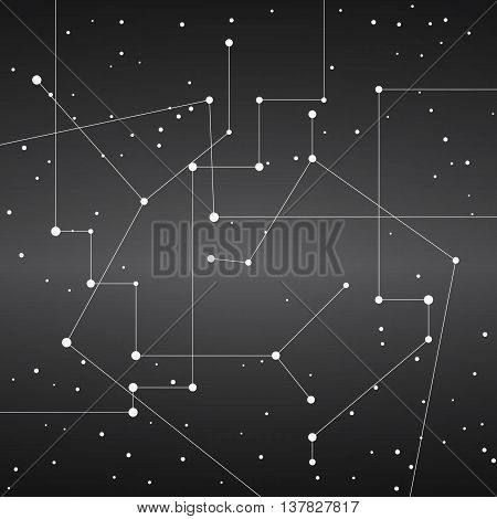 Space Stars Map Lines Vector & Photo (Free Trial) | Bigstock