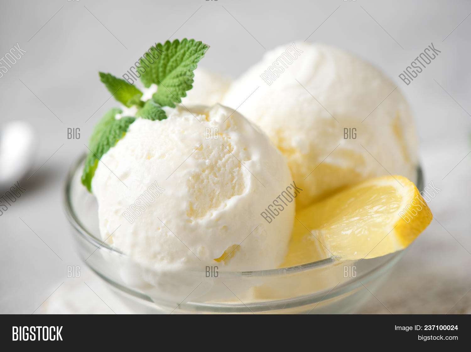 Lemon Ice Cream Image & Photo (Free Trial) | Bigstock