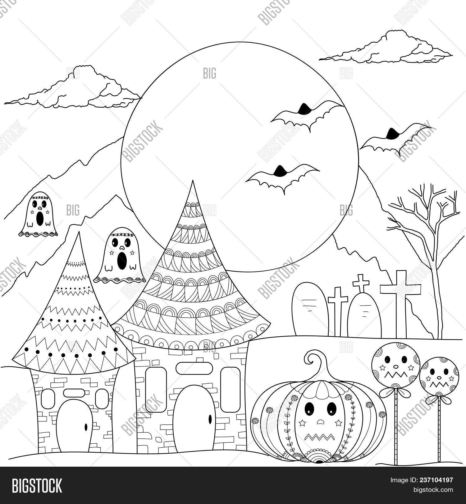 Coloring Book Page Vector & Photo (Free Trial) | Bigstock