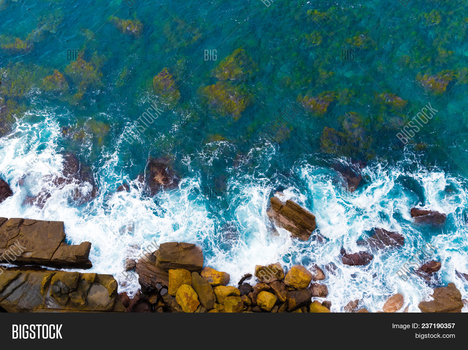 Top Aerial View Blue Image & Photo (Free Trial) | Bigstock