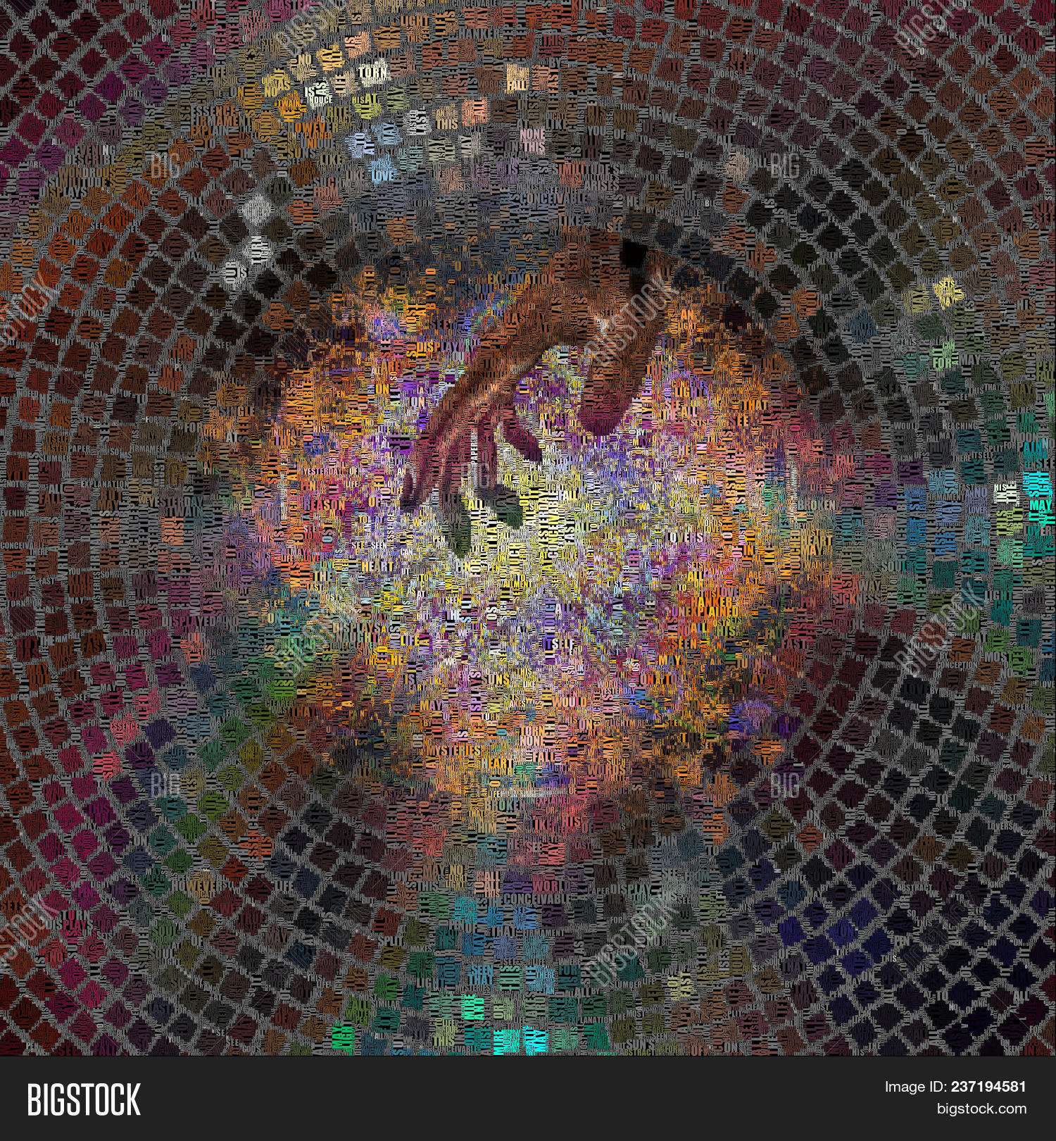 Mosaic. Hand God. Image & Photo (Free Trial) | Bigstock