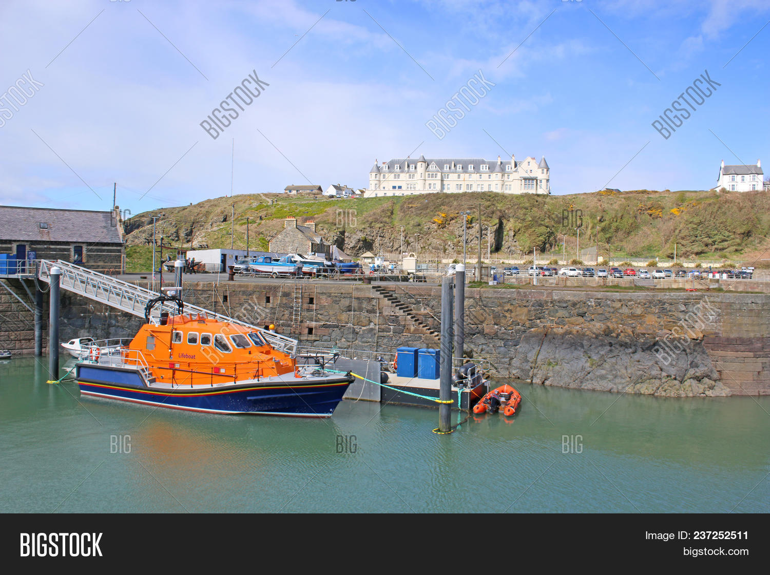 Lifeboat Portpatrick Image & Photo (Free Trial) | Bigstock