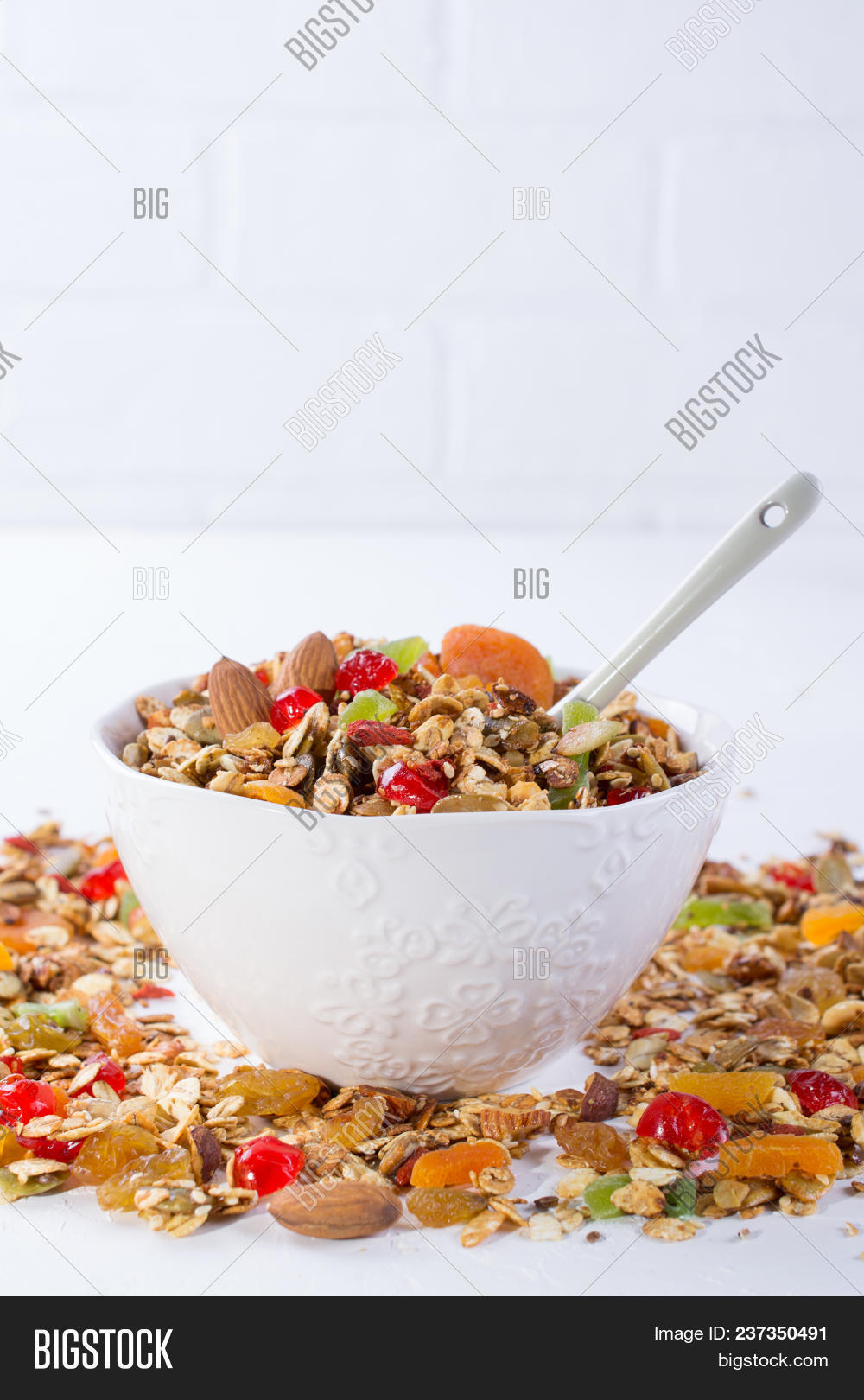 Bowl Homemade Granola Image & Photo (Free Trial) | Bigstock