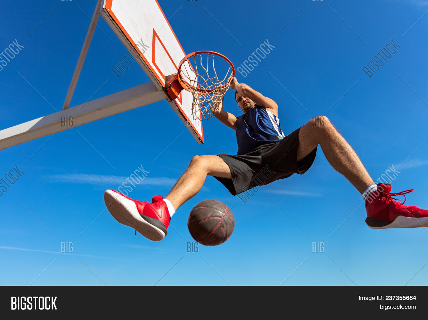 Slam Dunk. Side View Image & Photo (Free Trial) | Bigstock