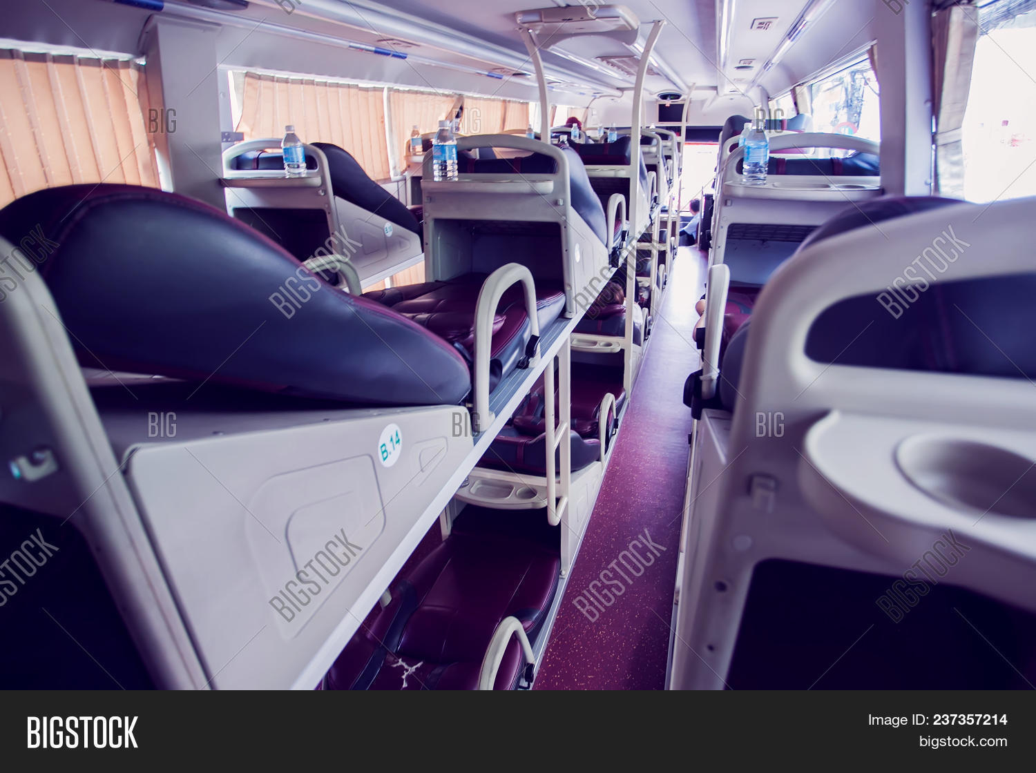 Interior Sleeper Bus Image & Photo (Free Trial) | Bigstock